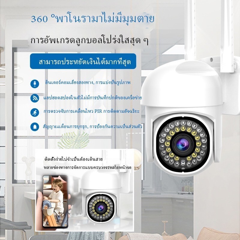 V360 Pro /cctv กล้องวงจรปิด/ WIFIกล้องวงจรปิดไร้สาย / 1080P ความคมชัด ...