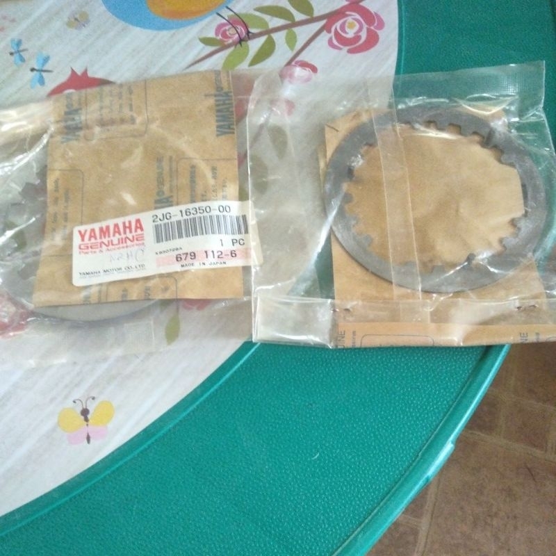 2JG-16350-00 และ 3NA-E6350-00 Y100/Y111/BELL/แผ่นเหล็กคลัทช์(ฝาปิดคลัช ...