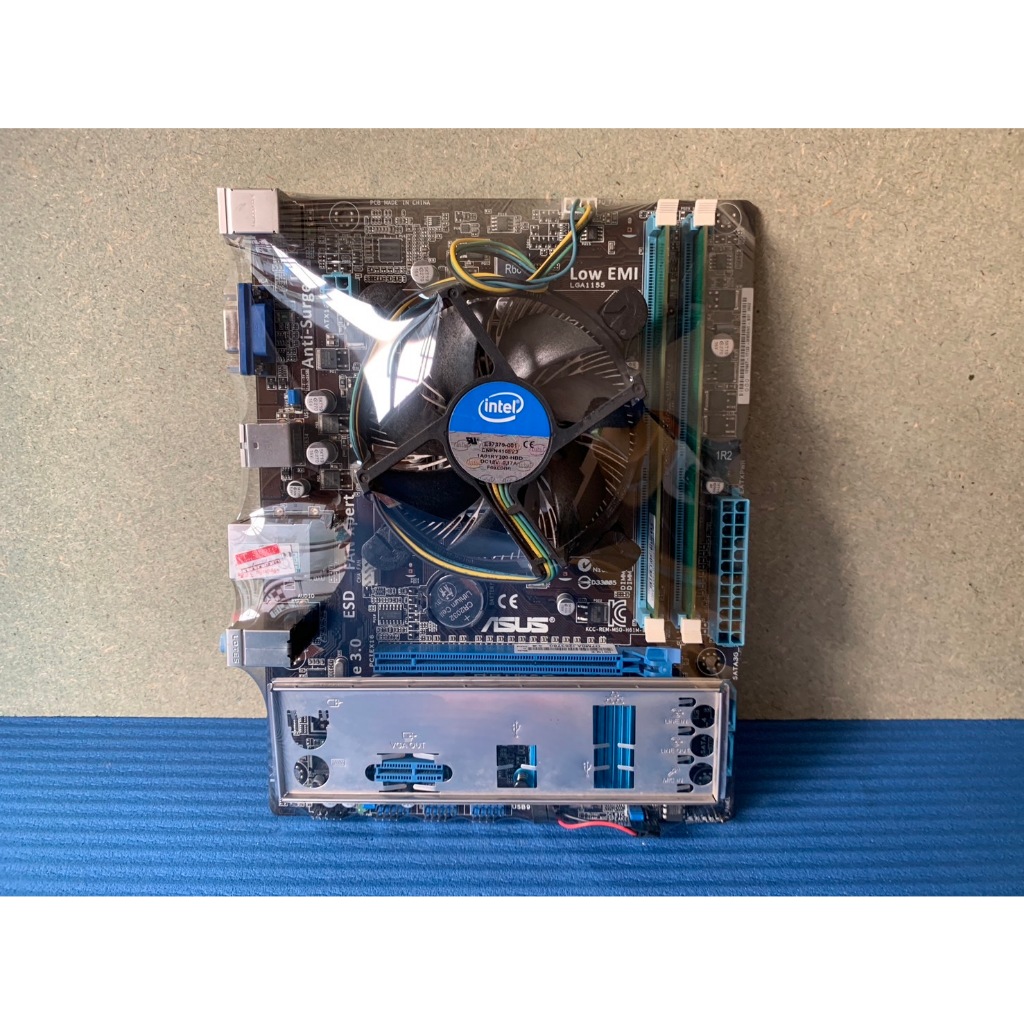 เมนบอร์ด ASUS H61M-E Socket 1155 CPU I5-2500 Ram 8GB DDR3 พร้อมฝาหลัง สวยๆพร้อมใช้งาน (ร้านค้า ...