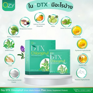 Ozy DTX Chlorophyll Plus โอซี ดีทีเอ็กซ์ คลอโรฟิลล์ | Shopee Thailand