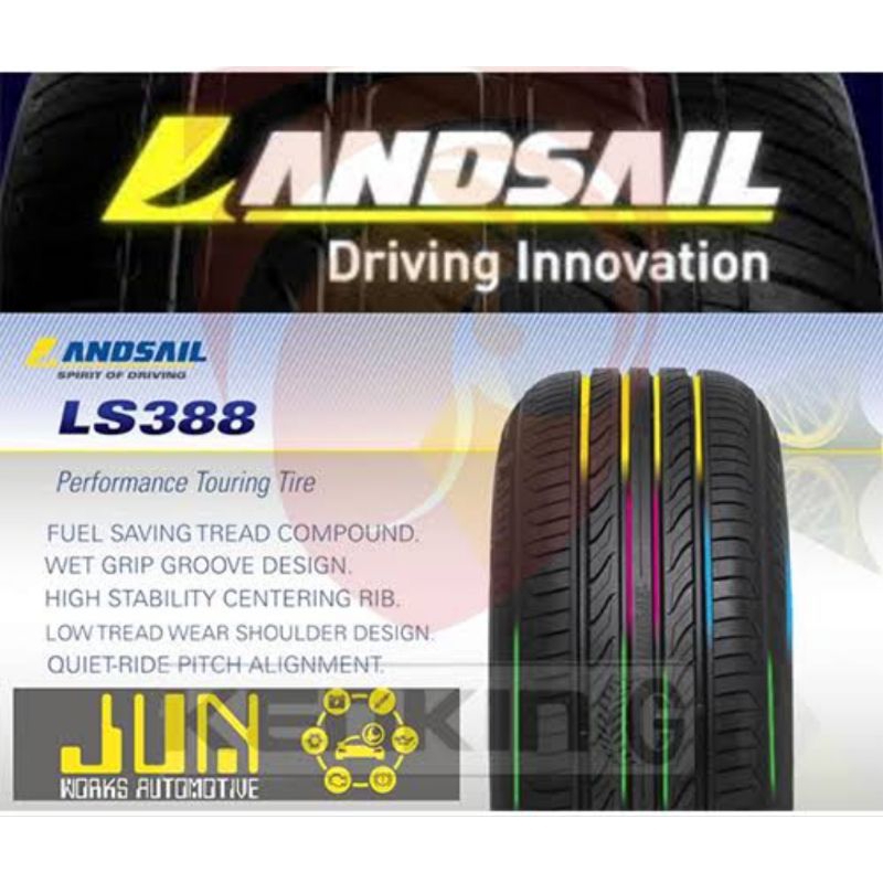 ยาง Landsail ผลิตปี2024 (4เส้น) Rs009/Rk008/Ls388 (195/50r15,195/55r15,205/45r17,215/45r17,255 ...