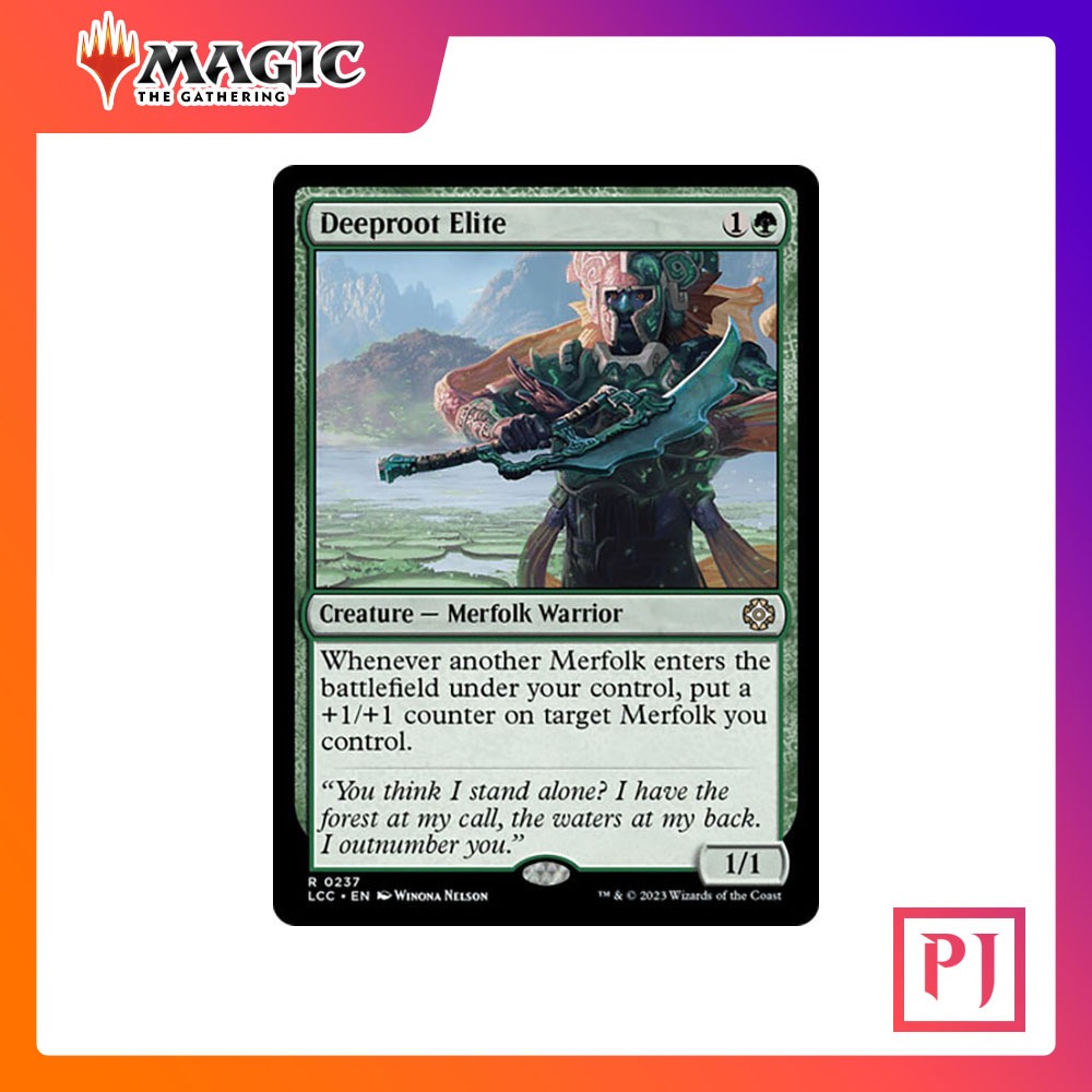 [MTG] Deeproot Elite [LCC] [GREEN] [RARE] [NORMAL] [ENG] (การ์ดเมจิค ...