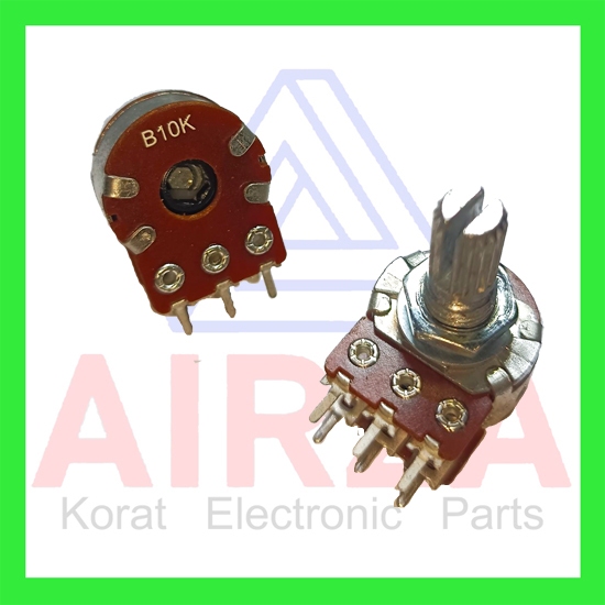 B10k (แบบLinear) วอลุ่มแกนสั้น6ขา ใช้กับเครื่องขยาย มิกเซอร์และอื่นๆ ...