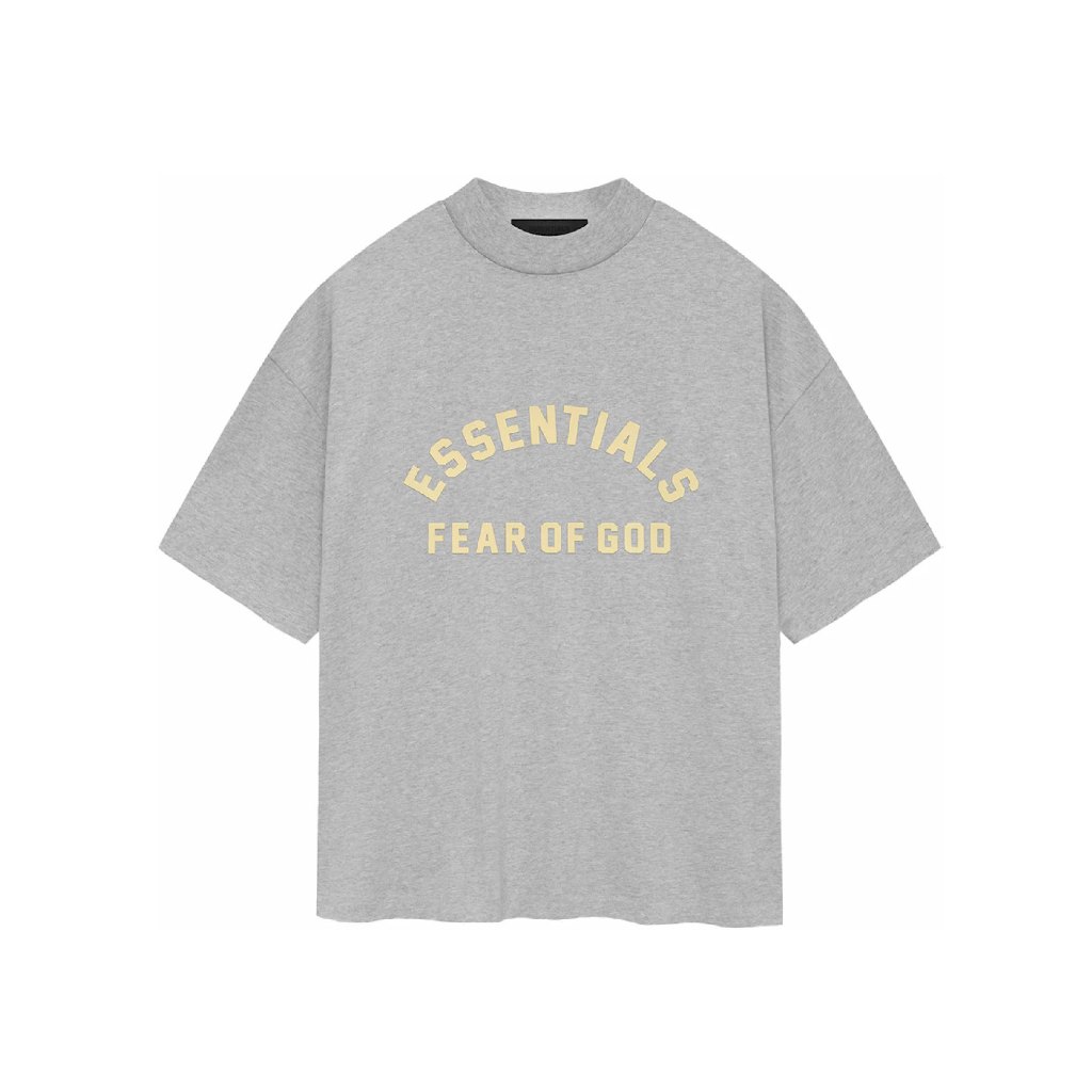 FOG – ESSENTIALS Heavy Jersey Crewneck Tee (LIGHT HEATHER GREY ...