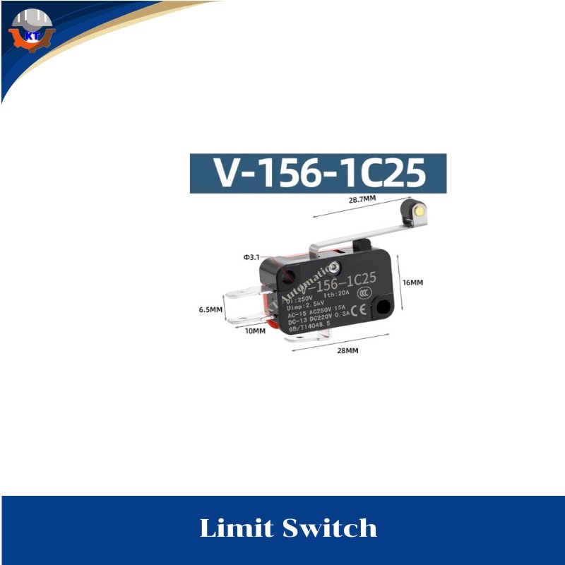 ลิมิตสวิทซ์,ไมโครสวิตช์ ,Limit Switch V-155-1C25,V-156-1C25,V-154-1C25 ,V-153-1C25,V-15-1B5 ...