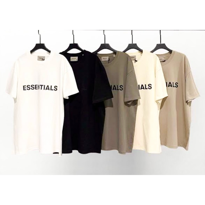 FOG ESSENTIALS ESSENTIALS FRONT LOGO T-Shirt เสื้อยืดทรงโอเวอร์ไซส์ ...