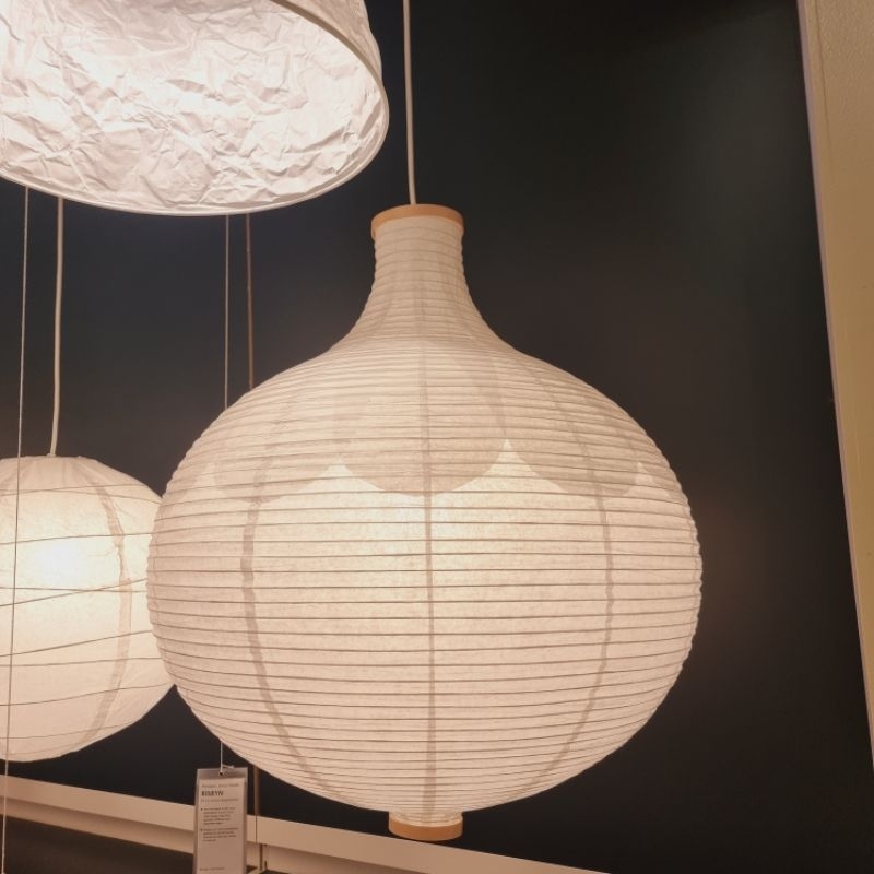 IKEA แท้ โป๊ะโคมแขวนเพดาน RISBYN ความกว้าง 57ซม. | Shopee Thailand