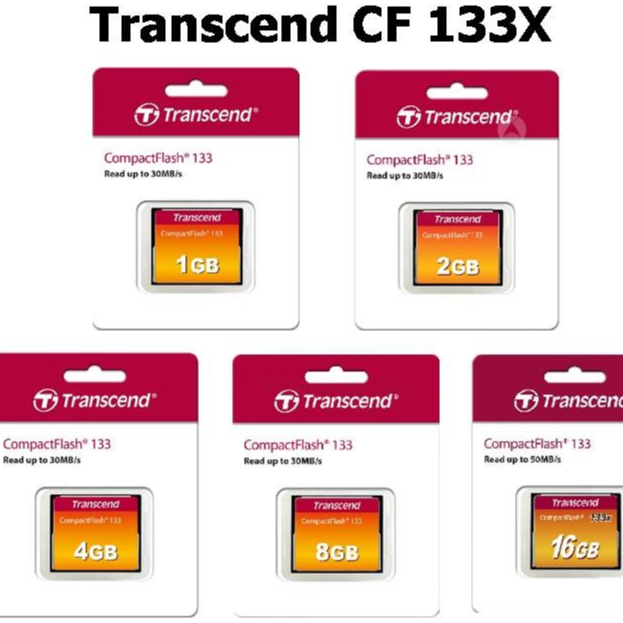 CF CARD ของแท้ COMPACT FLASH TRANSCEND 1GB/2GB/4GB/8GB/16GB/32GB รับประกันศูนย์PCMCIA | Shopee ...