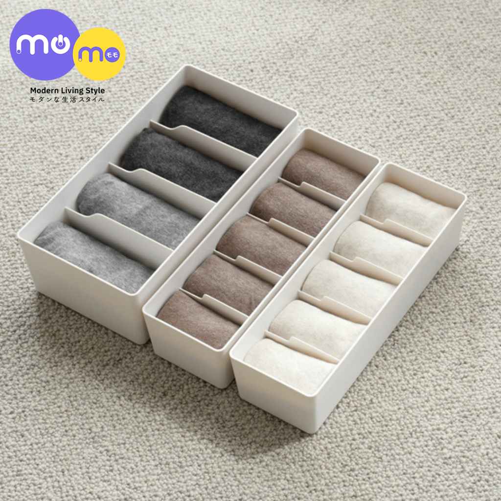 MOMO กล่องอเนกประสงค์ Underwear storage box เก็บชุดชั้นใน จัดระเบียบใน ...