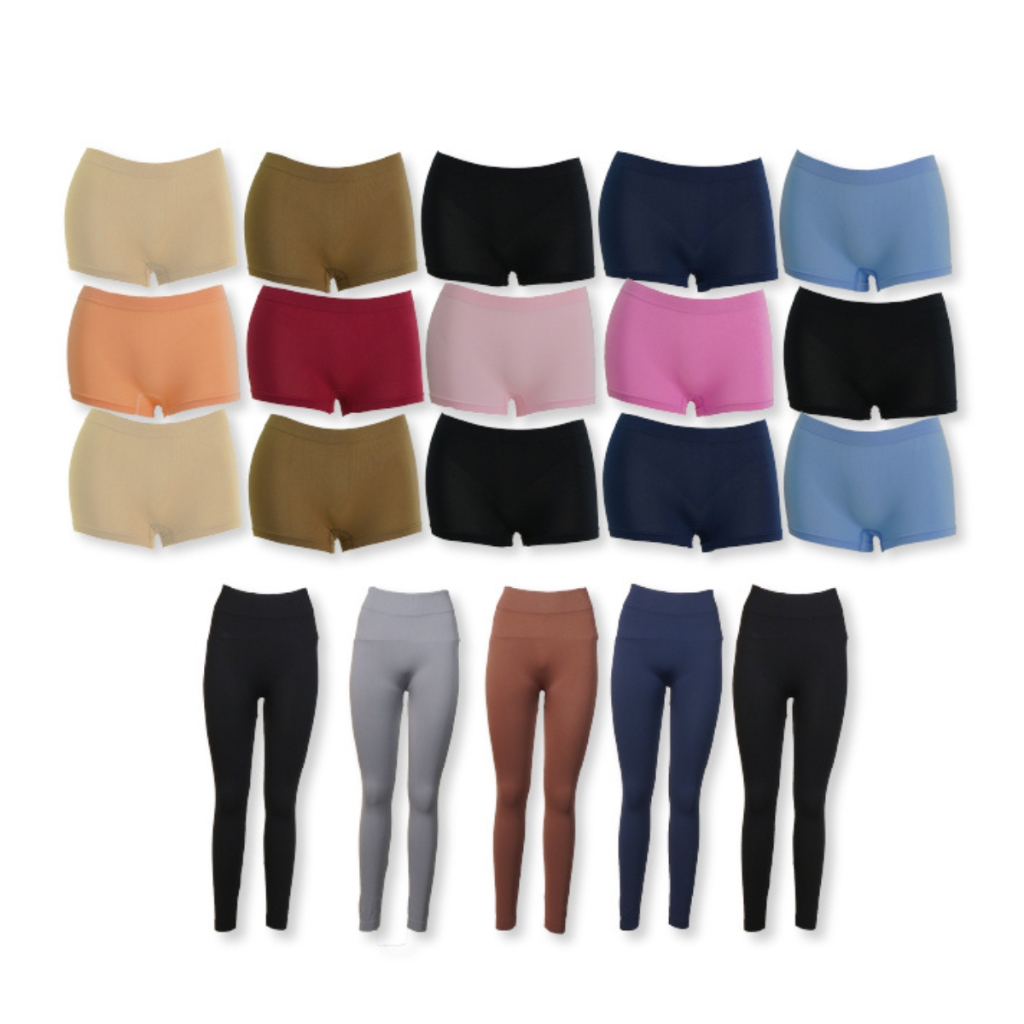 Slimela ชั้นในหญิงขาสั้น 20 ฟรี Legging 5 ตัว | Shopee Thailand