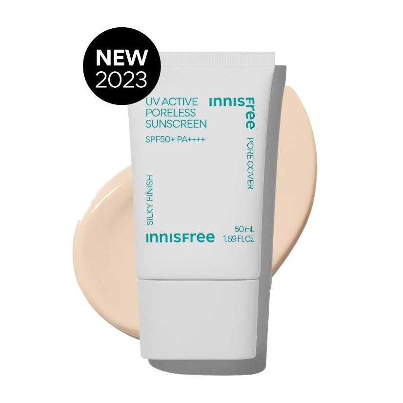 Innisfree UV active poreless sunscreen SPF50+ PA++++ 50 ml | Shopee ...