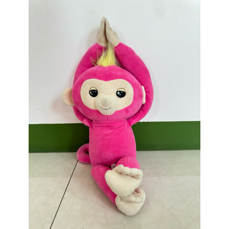 Fingerling monkey Hug ลิงกอด ห้อยคอน้องได้ ของแท้ ตัวใหญ่ | Shopee Thailand