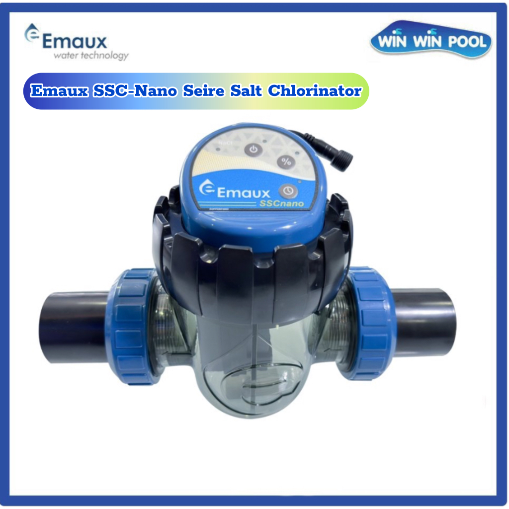 Emaux SSC-Nano Salt chlorinator เครื่องเกลือ 4g 6g 8g 10g สำหรับสระ 20 ...