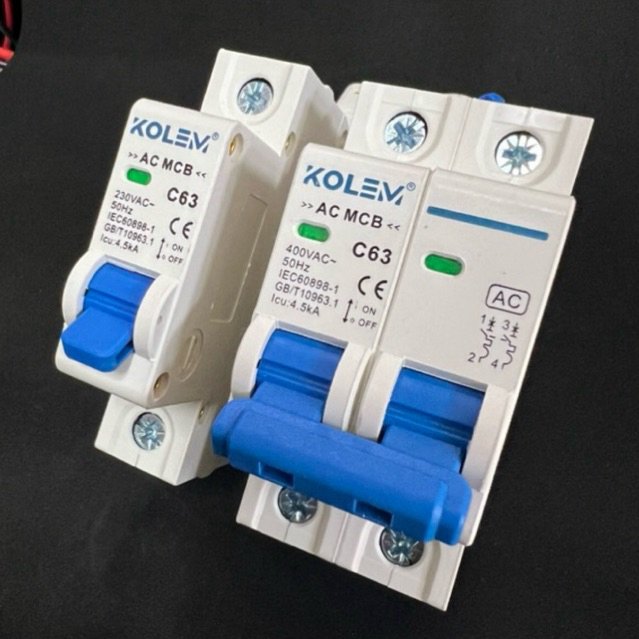 KOLEM AC MCB เซอร์กิตเบรกเกอร์ AC 1P 2P อย่างดี | Shopee Thailand