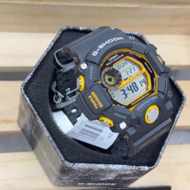 นาฬิกา G-Shock รุ่น GW-9400Y-1 ดำเหลือง ของแท้ ประกัน Cmg 1ปี Tough ...