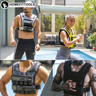 เสื้อถ่วงน้ำหนัก ปรับระดับได้ 10/20/30 kg บอดี้เวท Body Weight Vest Calisthenic เสื้อออกกำลังกาย ...