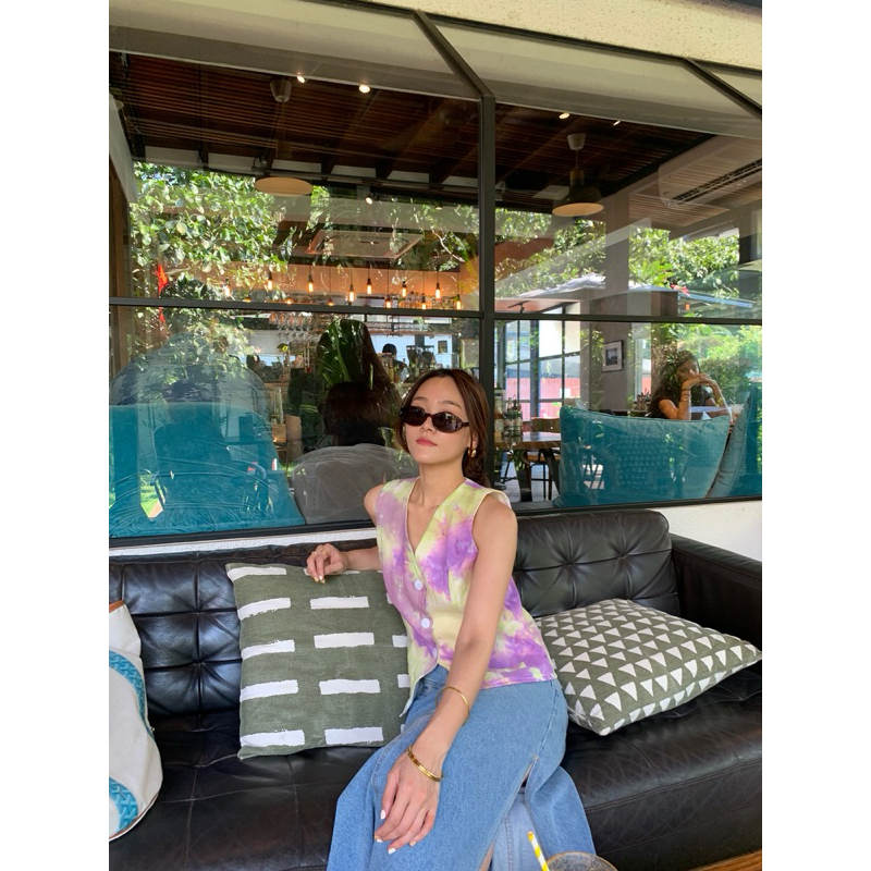 Charlotte irony | Linen Vest | Shopee Thailand