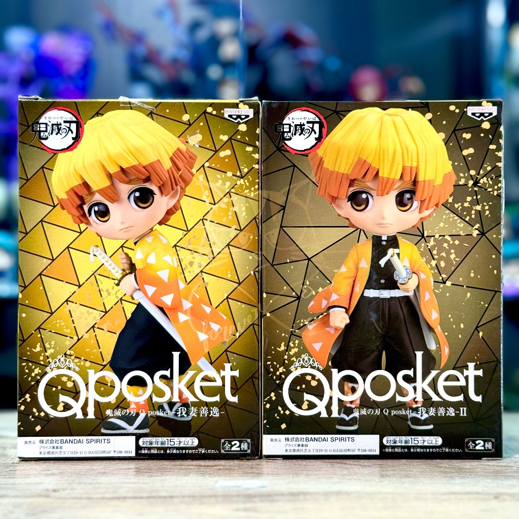 Banpresto Qposket Demon Slayer : Zenitsu Agatsuma ดาบพิฆาตรอสูร เซนอ ...