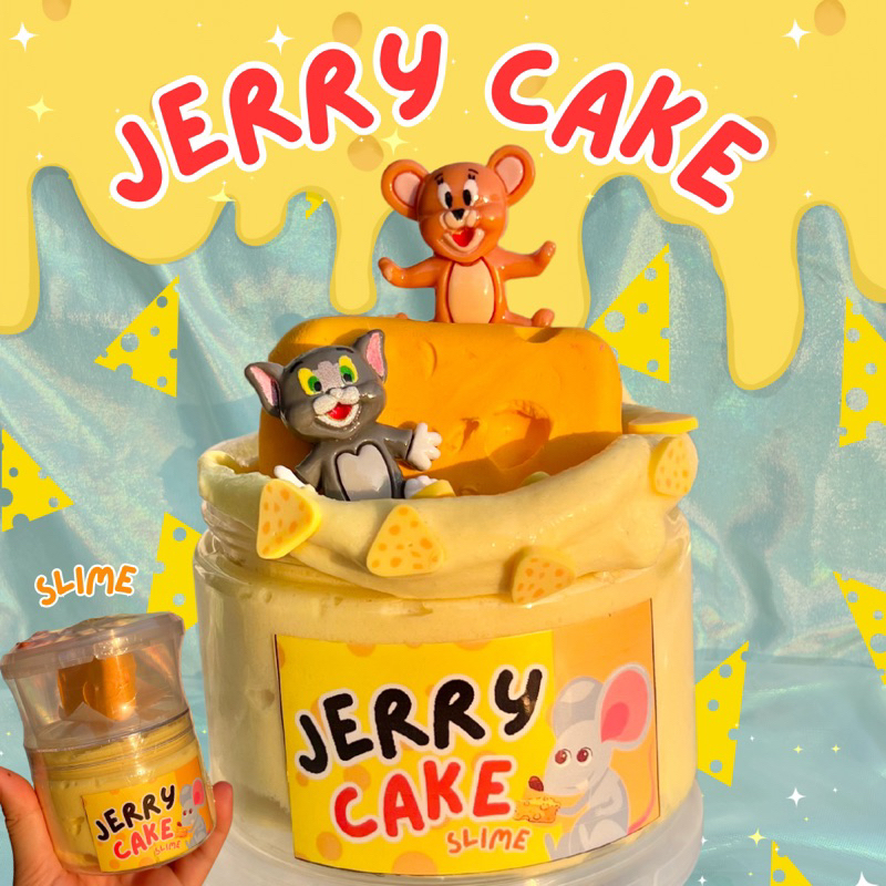 สไลม์ jerry cake สูตรบัตเตอร์พุดดิ้ง พร้อมชีสดินปั้น | Shopee Thailand
