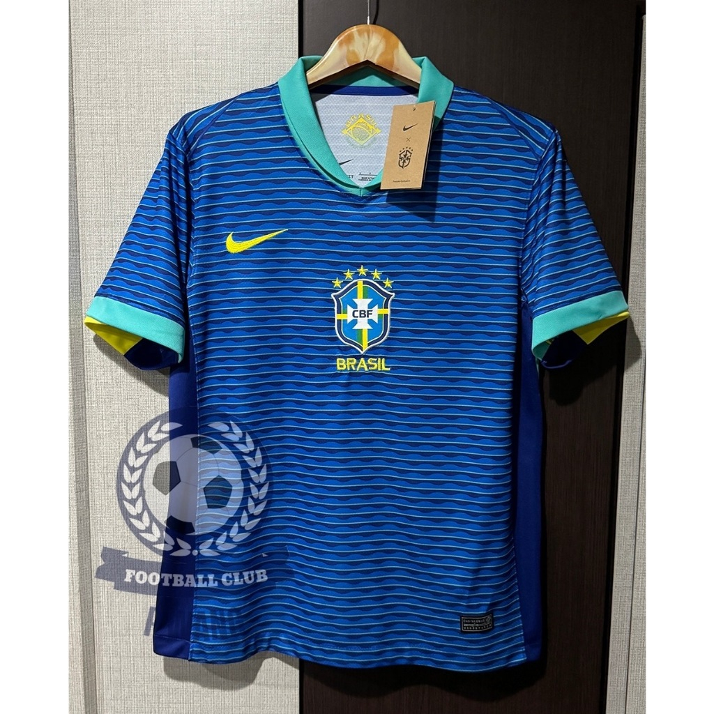 เสื้อฟุตบอล ทีมชาติ Brazil away บราซิล เหย้า ฟุตบอลโลกปี 2024 *ถ่ายจาก ...
