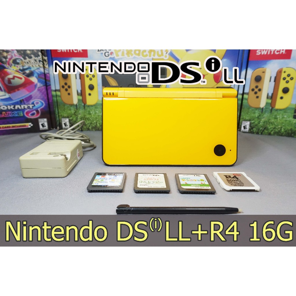 Nintendo DSi LL YELLOW+R4 mem 16G | Shopee Thailand
