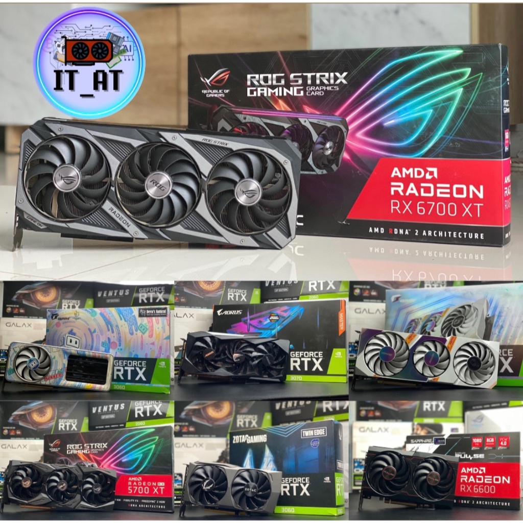 🔰การ์ดจอ🔰 RTX 2060 2070 3060 3070 ti RX 5700xt 6600 6700 6800 xt🔰 มือสอง รวมตัวยอดฮิต ราคาคุ้ม ...