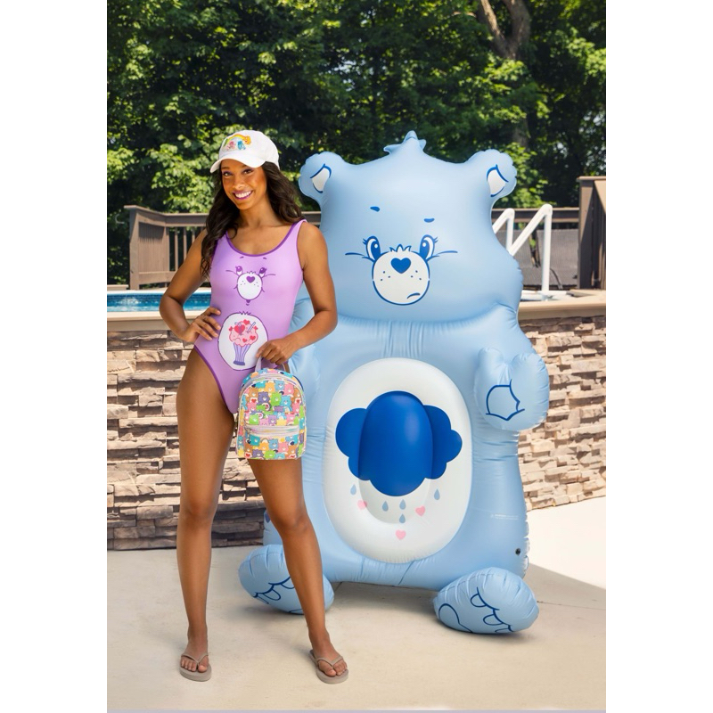 แพลอยน้ำ เป่าลม สูบลม แคร์แบร์ ห่วงยางลอยน้ำ ซัมเม่อพูลปาร์ตี้ Care Bears Inflatable Float ...