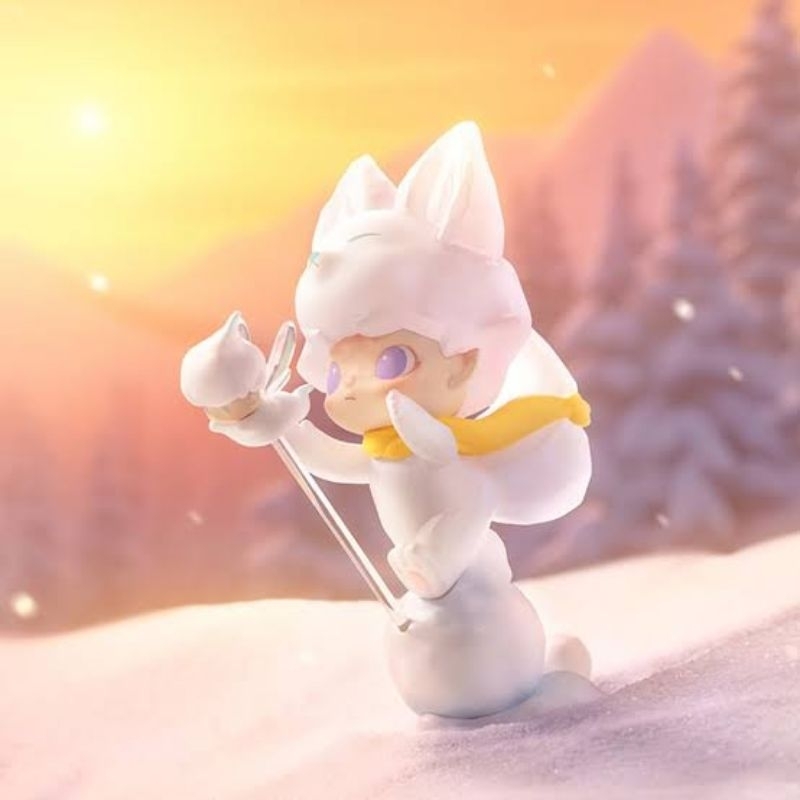 [POP MART] Dimoo จิ้งจอก คริสมาส สโนวบอล จิ้งจอกขาว ดิมู่ fox snowball effect letters from ...