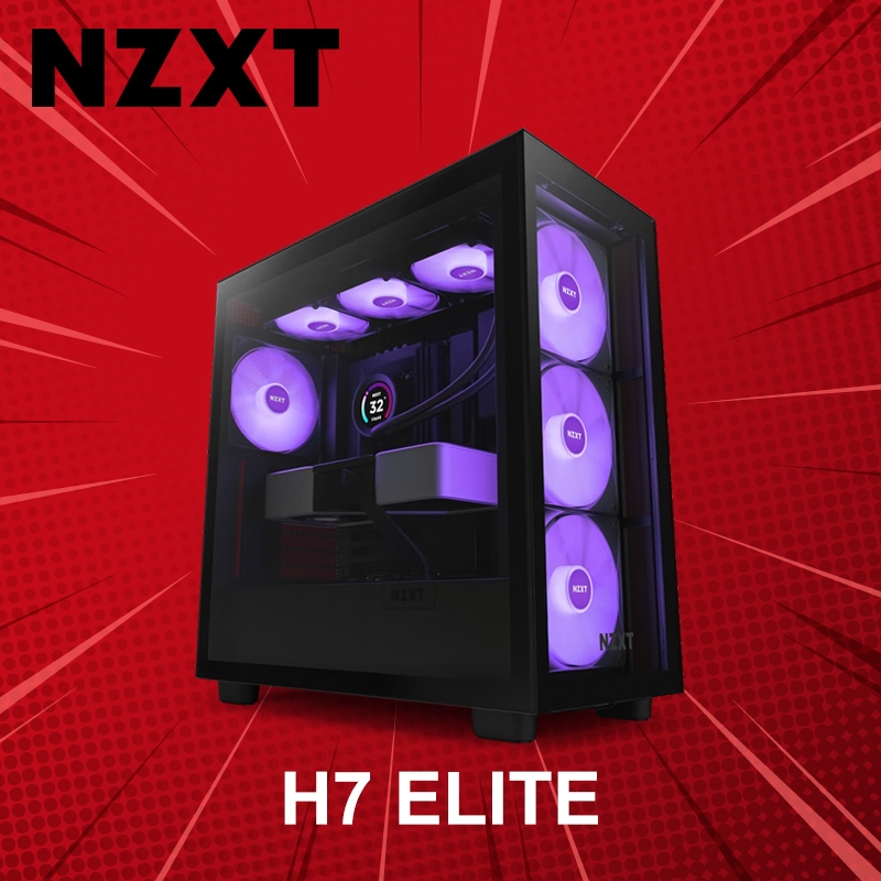 เคสคอม NZXT รุ่น H7 Elite ประกันศูนย์ 2 ปี | Shopee Thailand