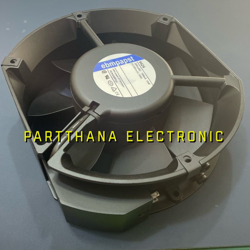 ebmpapst 6424 พัดลม 6นิ้ว ไฟ 24VDC แบบซ็อกเก็ตเสียบ งานแท้ พร้อมส่ง ...