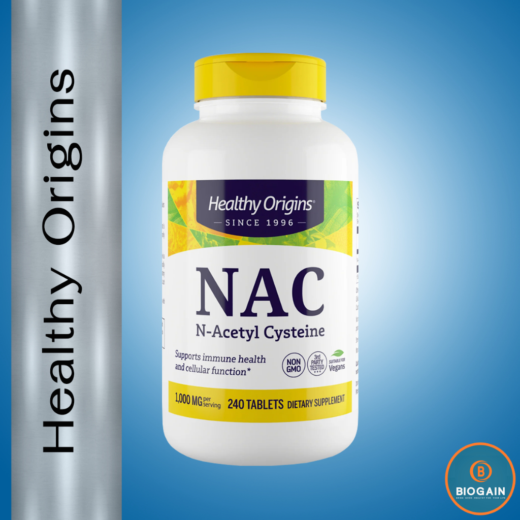 Healthy Origins NAC N-Acetyl Cysteine / 240 Tablets | Shopee Thailand