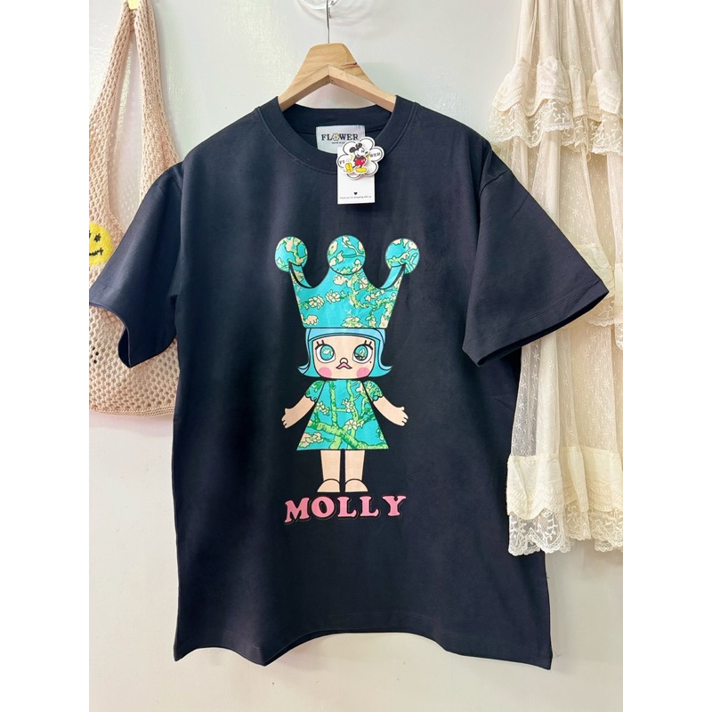 เสื้อยืดOversize(FLOwER)MOLLY | Shopee Thailand