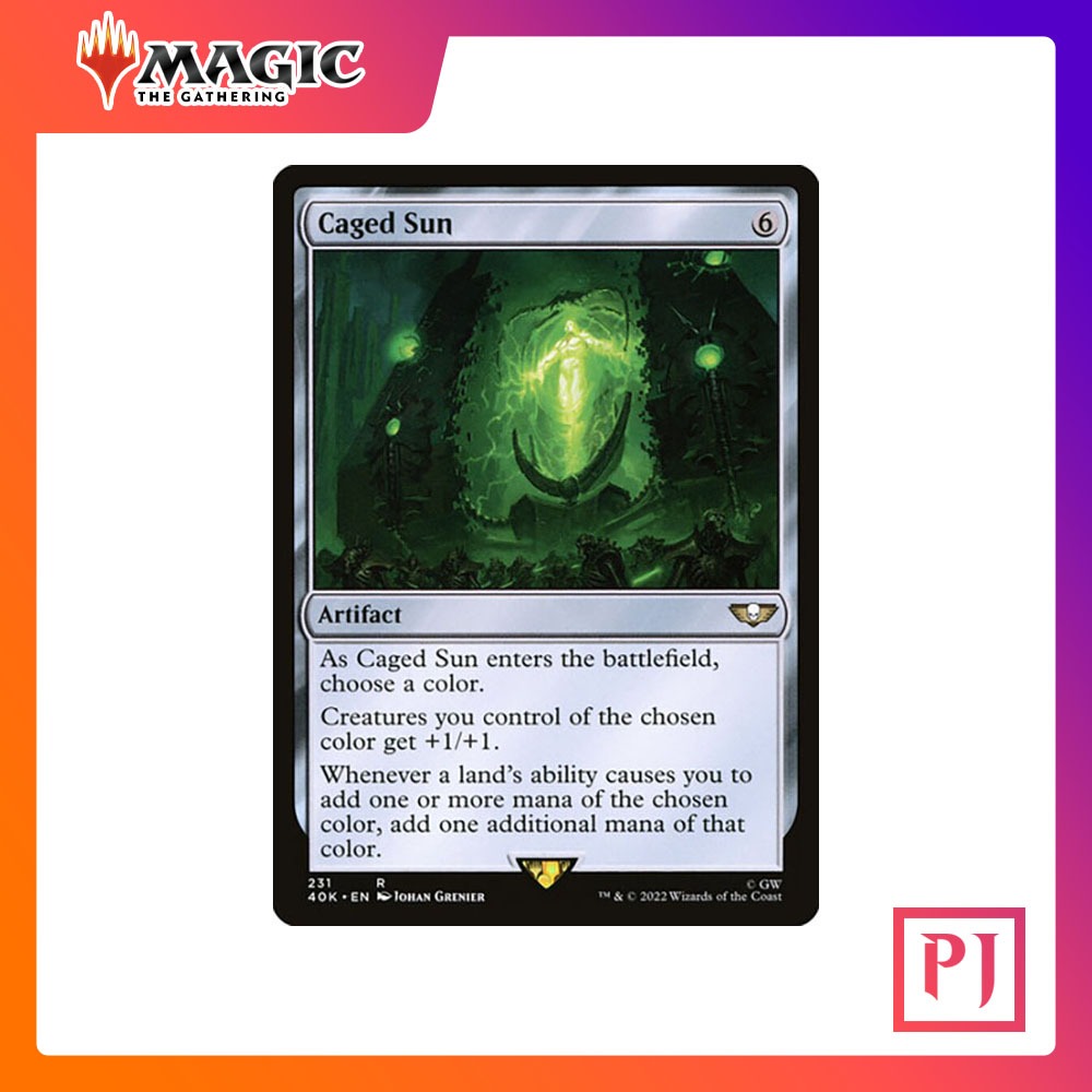 [MTG] Caged Sun - Warhammer 40,000 [40K] [ARTIFACT] [RARE] [NORMAL ...