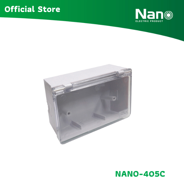 NANO กล่องครอบสวิตช์ปลั๊กไฟ NANO 3x5.5x2.5" (50 ชิ้น/กล่อง) NANO-405 | Shopee Thailand