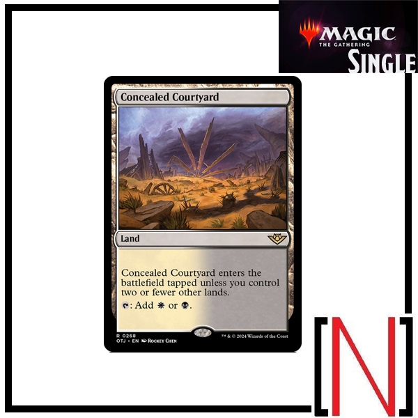 [MTG][Single][OTJ] Concealed Courtyard ระดับ Rare [ภาษาอังกฤษ] | Shopee ...