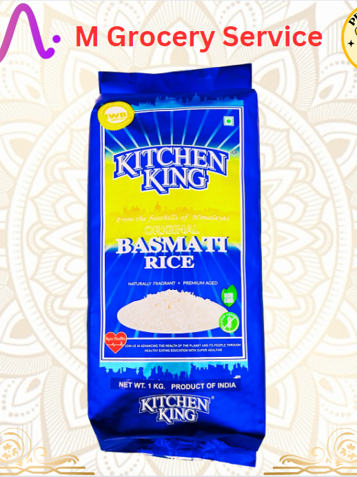 KITCHEN KING Supreme Basmati Rice 1KG 1121 (Basmati Rice) ข้าวบาสมาติ ...