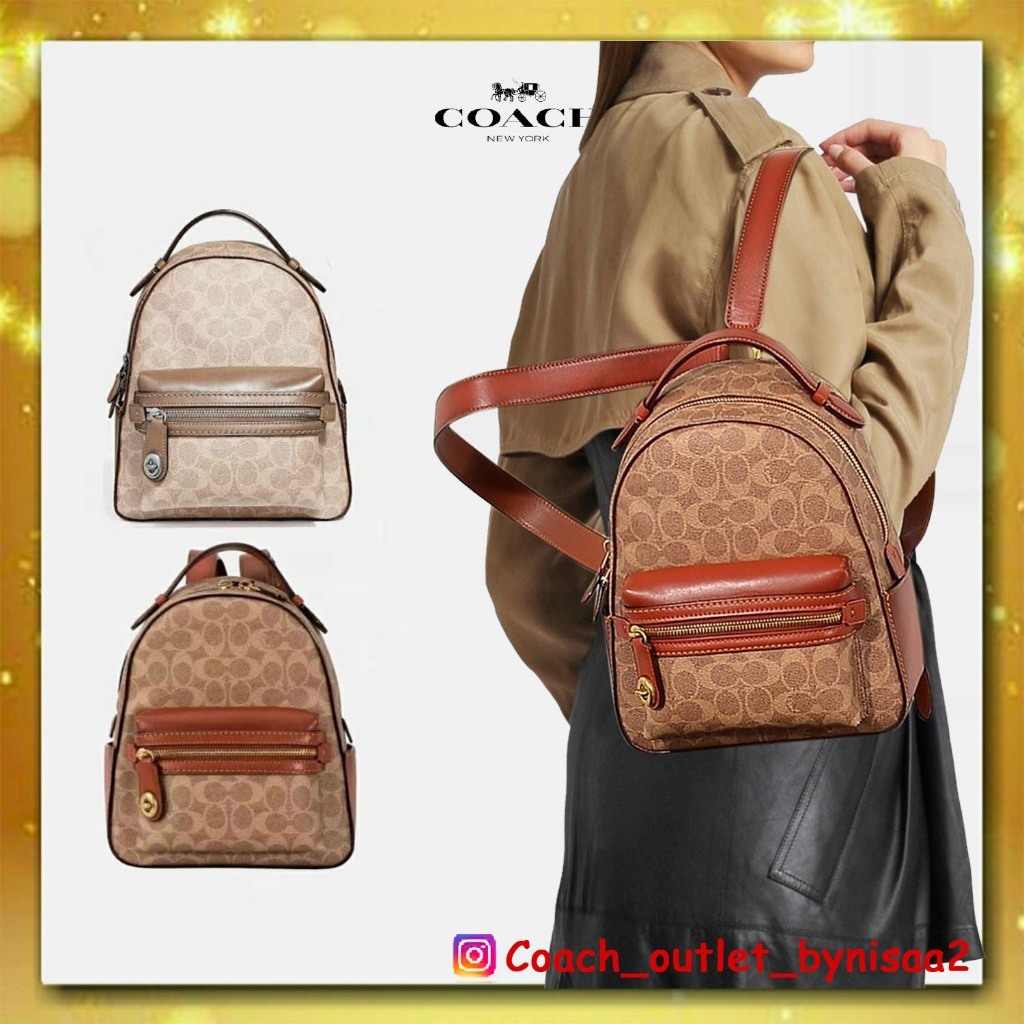 COACH CAMPUS BACKPACK IN SIGNATURE BAG | Shopee Thailand