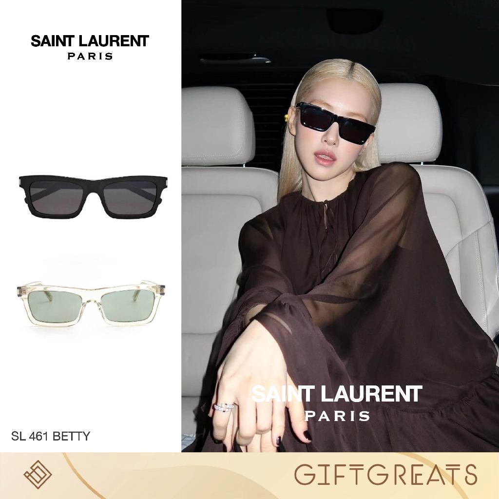 NEW YSL Saint Laurent SL 461 BETTY แว่นกันแดด giftgreats | Shopee Thailand