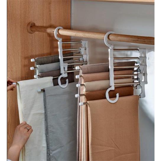 Yifeng ที่แขวนกางเกง แขวนเสื้อ ไม้แขวนเก็บในตู้เสื้อผ้า hl 3134 ...