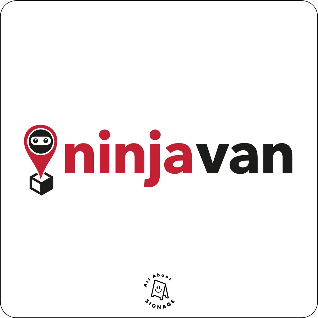 "สติ๊กเกอร์ " แอพเดริเวอรี่ Ninjavan สติ๊กเกอร์ติดกระจกกันน้ำ คุณภาพดี ...