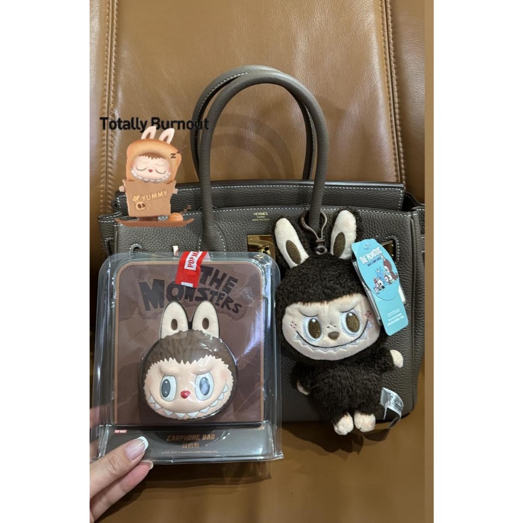 POPMART Brown LABUBU CASE*พร้อมส่ง* | Shopee Thailand