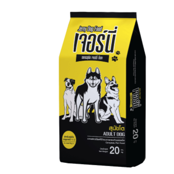 Jerny อาหารสุนัข เจอร์นี่ สูตรสุนัขโต รสเนื้อตับ 20kg | Shopee Thailand