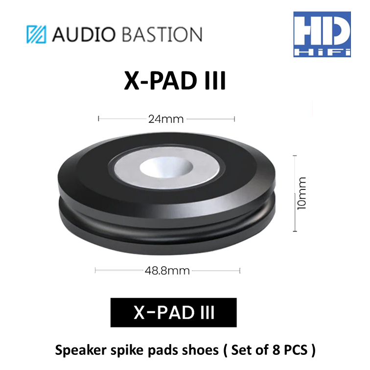 Audio Bastion X-PAD III Speaker spike pads shoes (Set of 8pcs) | Shopee ...