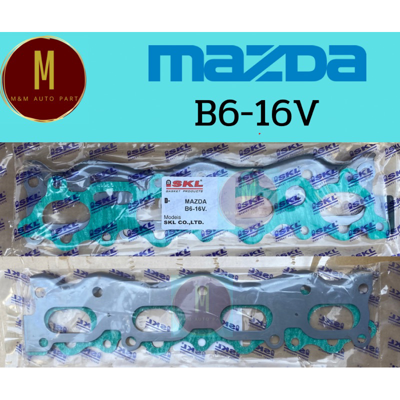 ประเก็นไอดี-ไอเสีย MAZDA B6-16V LASER BG6 323 1600CC SOHC 16V SEDAN B5 ...