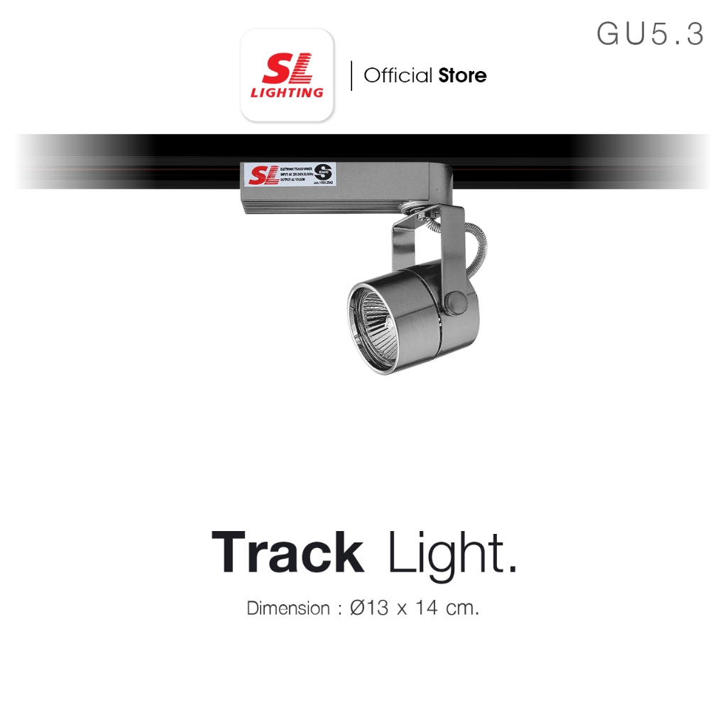 SL LIGHTING | Track Light โคมไฟแทรคไลท์ รุ่น SL-7-S-900A มาพร้อมหม้อ ...