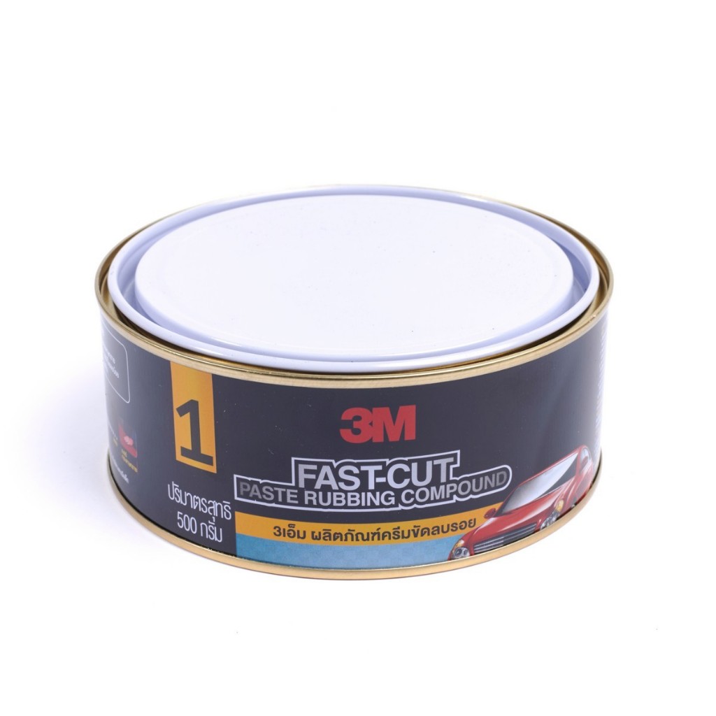 ครีมขัดลบรอยกระดาษทราย 3M 500 กรัม ใช้คู่กับลูกขัดขนแกะสีขาวของ 3M รุ่น ...