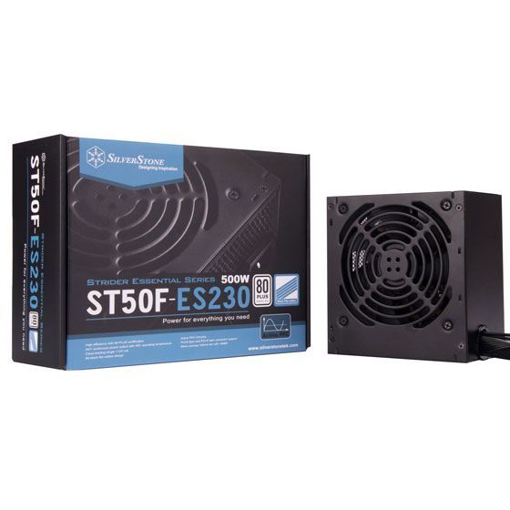 POWER SUPPLY (80+ WHITE) 500W SILVERSTONE ST50F-ES230 | Shopee Thailand