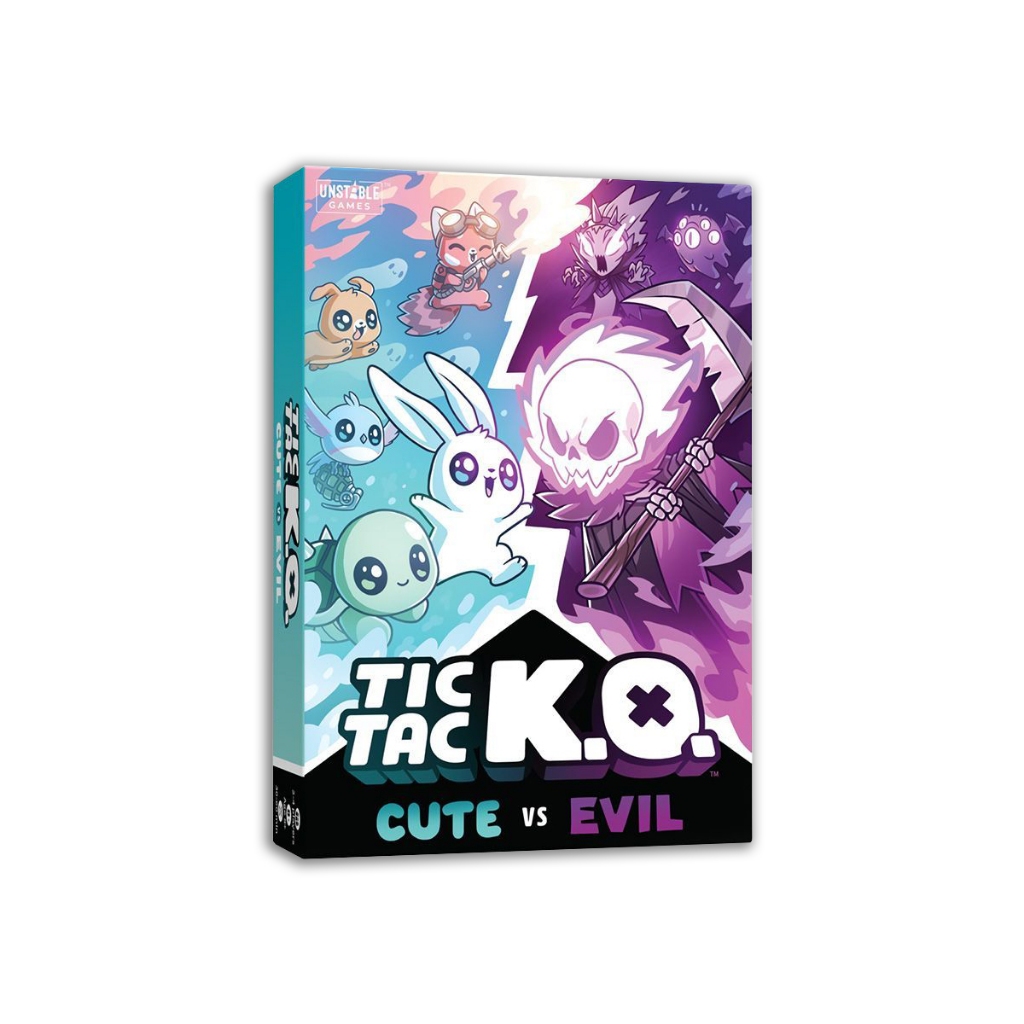 [ของแท้] Tic Tac Ko: Dragons Vs Unicorns/ Cute Vs Evil Board Game ...