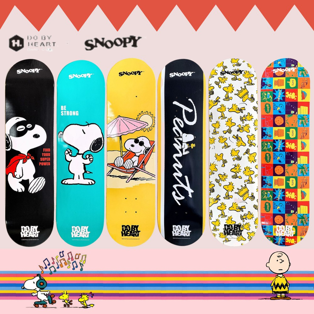 แผ่นสเก็ตบอร์ด DBH X Snoopy Skateboard Deck รับประกันของแท้ สินค้าพร้อมส่ง | Shopee Thailand