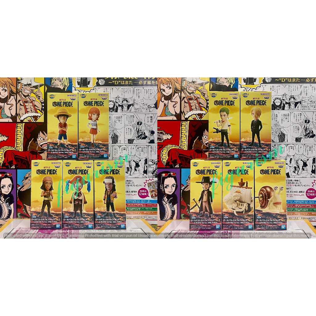 🔥 WCF One piece Netflix วันพีซ เน็ตฟลิกซ์ Vol.1, 2 แบบแยก 🔥 ของแท้ ...
